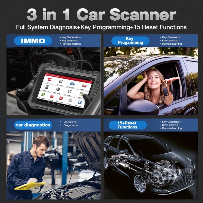 LAUNCH X431 IMMO Elite Car Key Programming Tools OBD OBD2 Full System ... LAUNCH X431 IMMO Elite Car Key Programming Tools OBD OBD2 Full System ...