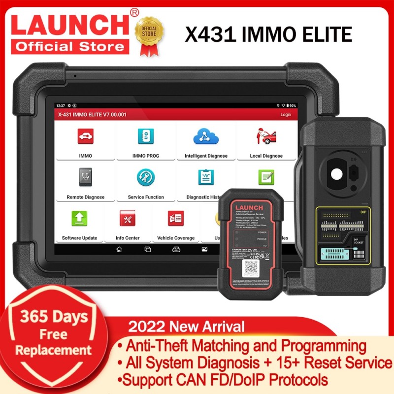 LAUNCH X431 IMMO Elite Car Key Programming Tools OBD OBD2 Full System ... LAUNCH X431 IMMO Elite Car Key Programming Tools OBD OBD2 Full System ...