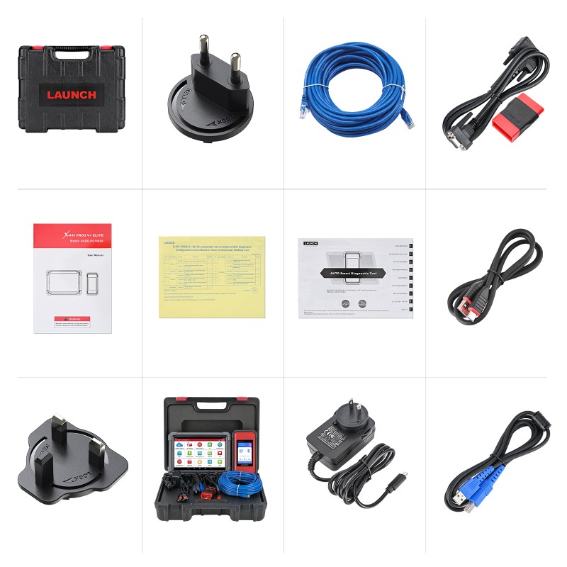 LAUNCH X431 PRO3 V+ Elite J2534 Type C Scanner With Smartlink VCI, OBD ...